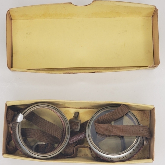 Willson | Accessories | Vintage Willson Steampunk Motorcycle Goggles ...